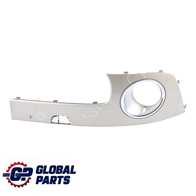 MINI COOPER R55 R56 Front Bumper Trim Panel Right O/S Sparkling Silver ...