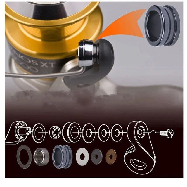 ACCESSORY CERAMIC FISHING Line Roller Spinning Fishing Reel Accessory ...