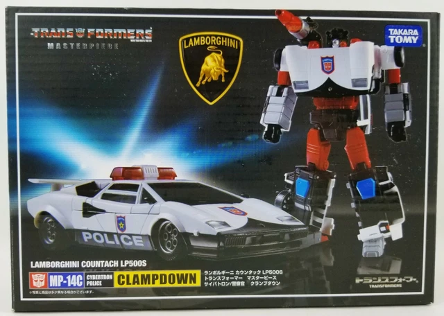 TRANSFORMERS MASTERPIECE LAMBORGHINI Countach MP-14C Cybertron Police ...