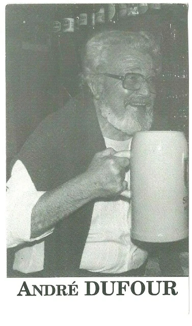 PHOTO DÉDICACÉE DE ANDRE DUFOUR, patoisant de DOUAI, vers 1970 EUR 2,90 ...
