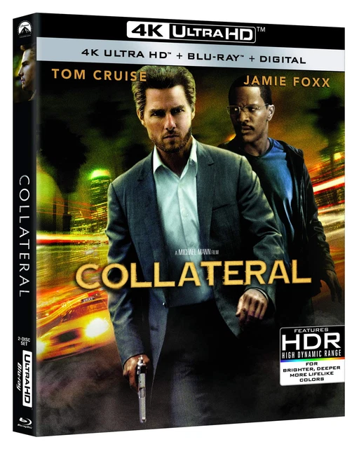 COLLATERAL (4K UHD + Blu-ray + Digital) (4K UHD Blu-ray) Tom Cruise ...