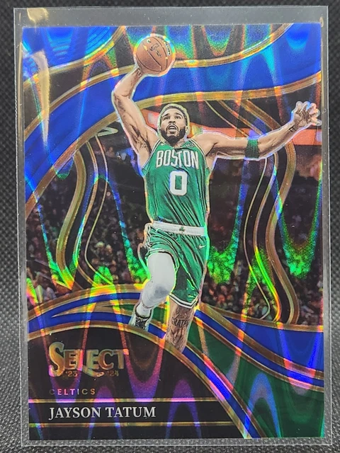 2023-24 PANINI SELECT JAYSON TATUM Courtside #245 bleu tectonique Prizm 22/99 EUR 33,08 ...