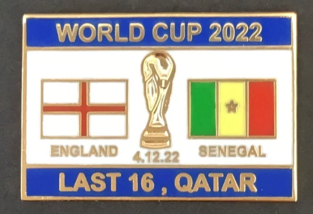 ENGLAND V SENEGAL World Cup Qatar 2022 Group B Football Match Enamel ...