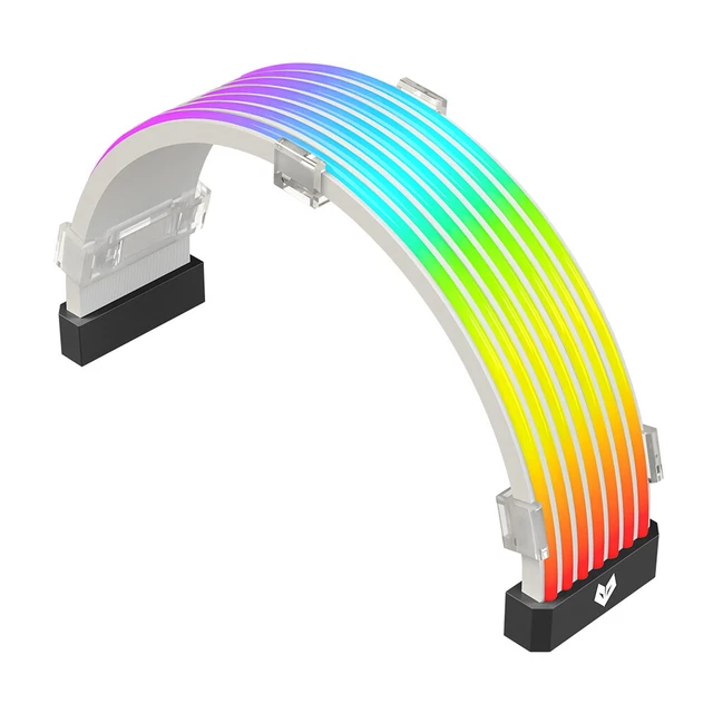 ARGB LED LIGHT Strip Bar 5V 3PIN ARGB Sync for 8Pin/16Pin GPU (Black ...