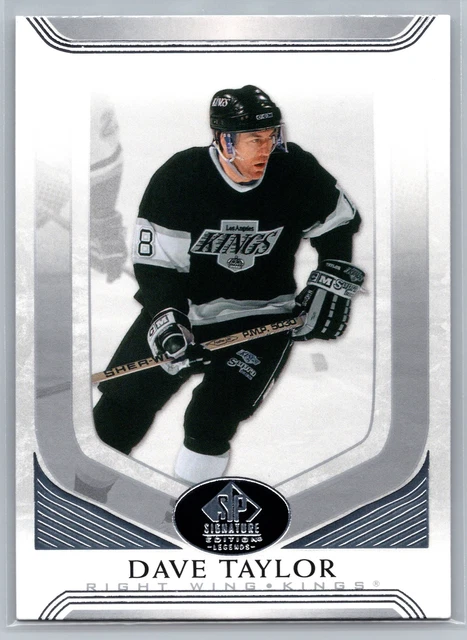 2020-21 SP SIGNATURE Edition Legends #83 Dave Taylor Los Angeles Kings ...