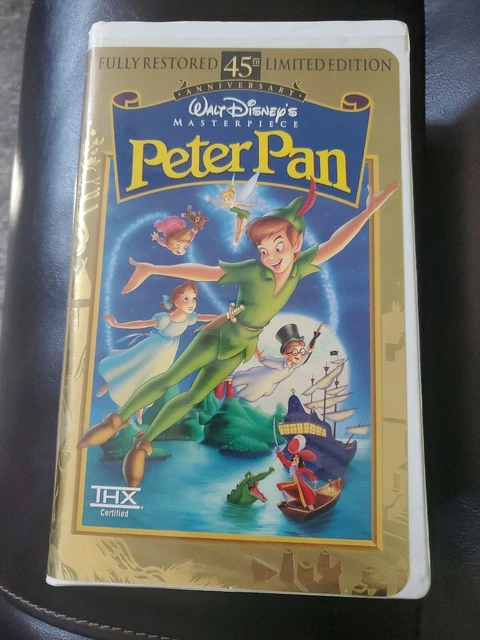 PETER PAN (VHS, 1998, 45th Anniversary Limited Edition) EUR 2,27 ...
