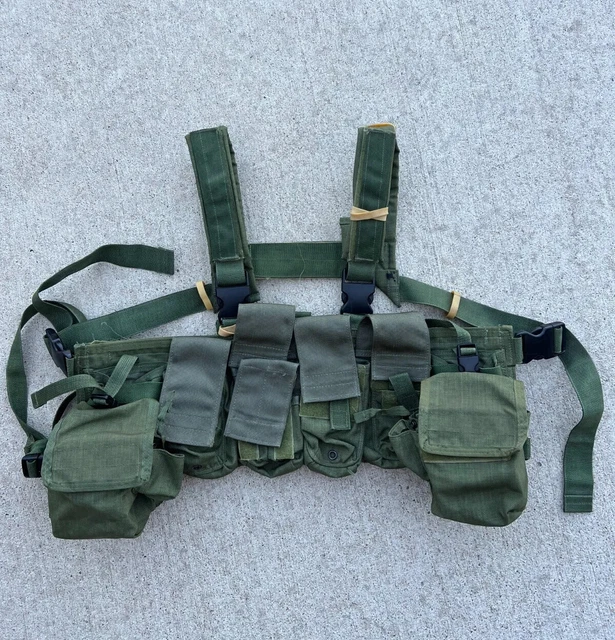 LBT 1961AF CHEST Rig OD boucle noire verte Oldgen SEALS DEVGRU GWOT EUR ...
