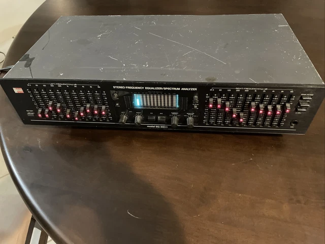 BSR MODEL EQ-3000 STEREO FREQUENCY EQUALIZER / SPECTRUM ANALYZER-Tested ...