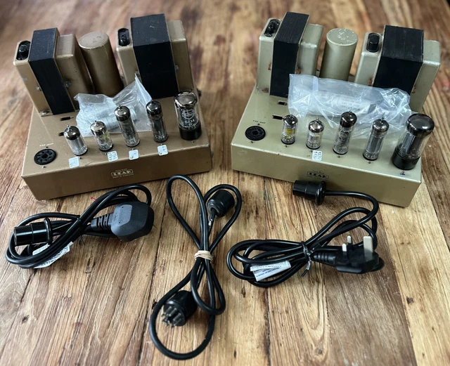 PAIR LEAK TL12+ monoblock amplifiers, fully serviced & functioning w ...