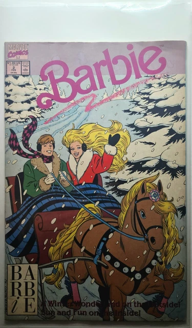 BARBIE COMIC BOOK Vol 1 Numéro #2 Fév 1991 MARVEL Comics - Winter ...