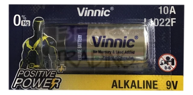 10A L1022| VINNIC Brand | Alkaline Battery 9V | Honda S2000 Civic | 1 Battery £3.50 - PicClick UK