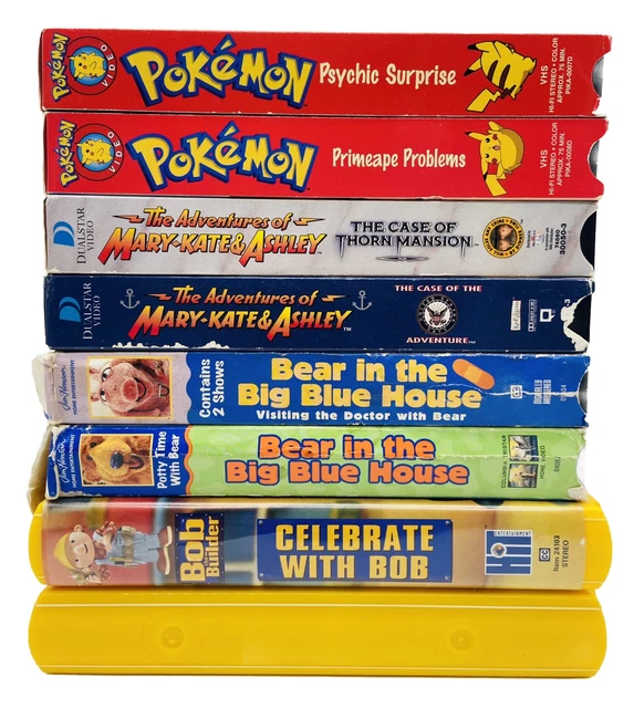*VTG/LOT* CHILDREN 90S VHS Tapes; Pokémon/Mary-Kate & Ashley/Bear Big ...