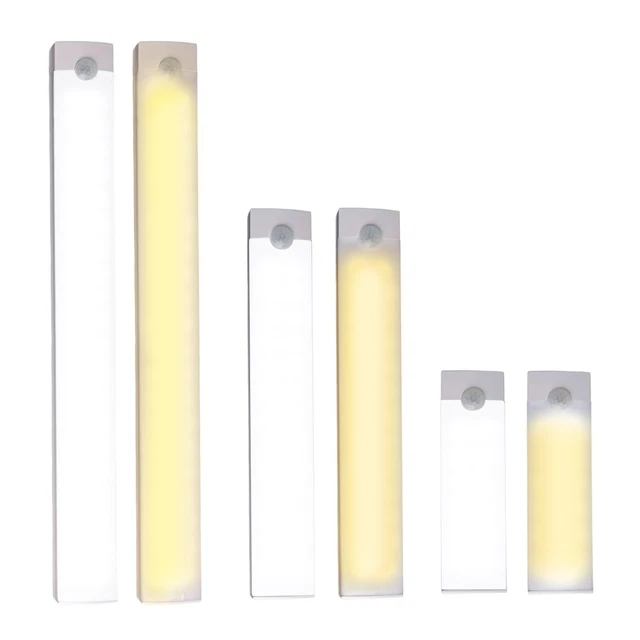 12-40LEDS PIR MOTION Sensor Light Magnetic Cabinet Closet USB ...