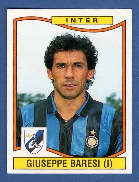 FIGURINA CALCIATORI PANINI 1990/91 - Rec/Removed - N.150 Baresi - Inter ...