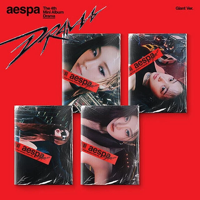 AESPA [DRAMA] 4TH Mini Album GIANT 4 Ver SET/4 CD+4 Poster+4 Photo Book+4 Card $129.80 - PicClick AU