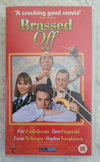 VHS / VIDEO - Brassed Off - Pete Postlethwaite, Ewan McGregor - Brit ...