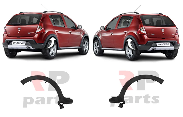 POUR DACIA SANDERO Stepway 2008-2013 Ensemble De Garnitures De Moulage ...