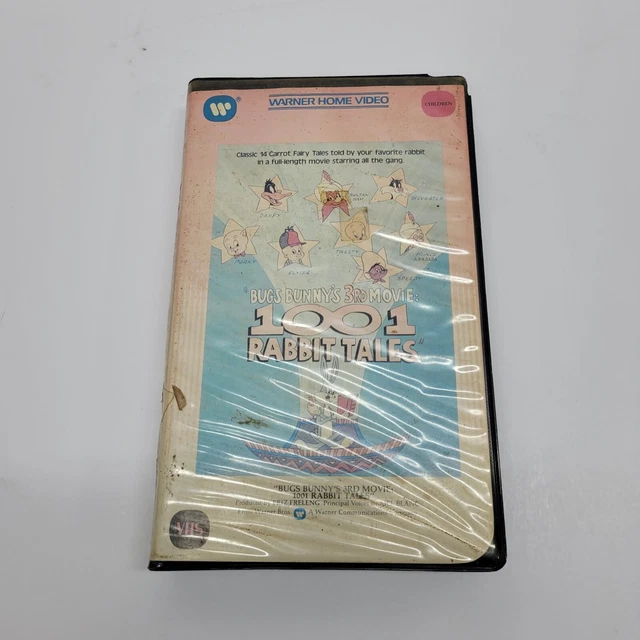 BUGS BUNNYS 3RD Movie - 1001 Rabbit Tales (VHS, 1982, Clamshell) Rare ...