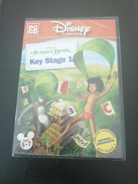 DISNEY LEARNING THE JUNGLE BOOK KEY STAGE 1 - English Maths Reading PC ...