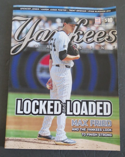 NEW YORK YANKEES Magazine September 2025 Max Fried Spencer Jones Aaron ...