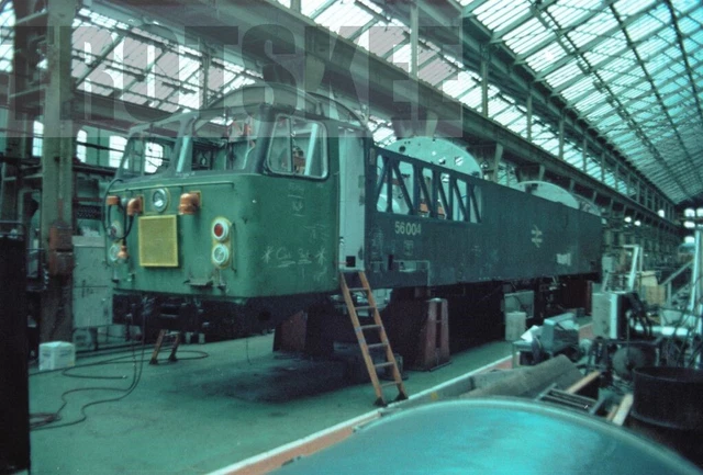 35MM COLOUR NEGATIVE BR British Rail Diesel Loco 56004 Class 50 ...