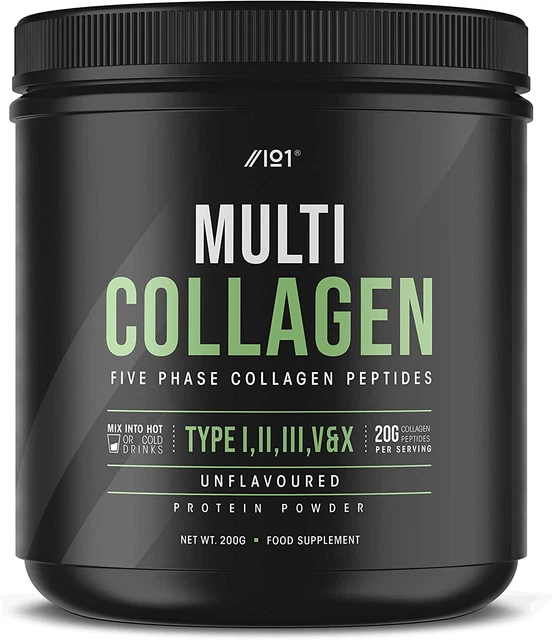 MULTI COLLAGEN PROTEIN Powder (200G) - Types I, II, III, V & X ...