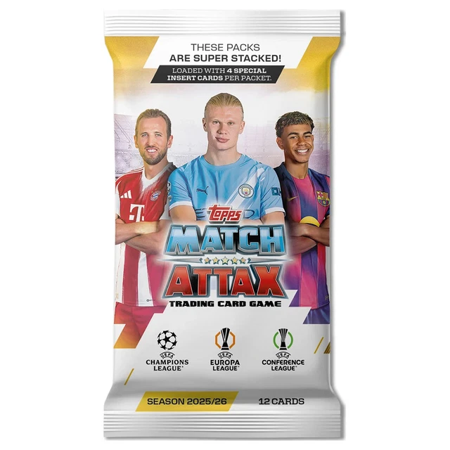 UCC MATCH ATTAX 2025/26 Trading Card - Single Packet, Football ...