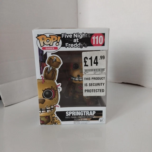 SPRINGTRAP #110 FIVE Nights At Freddy's Funko Pop Vinyl (Retired ...