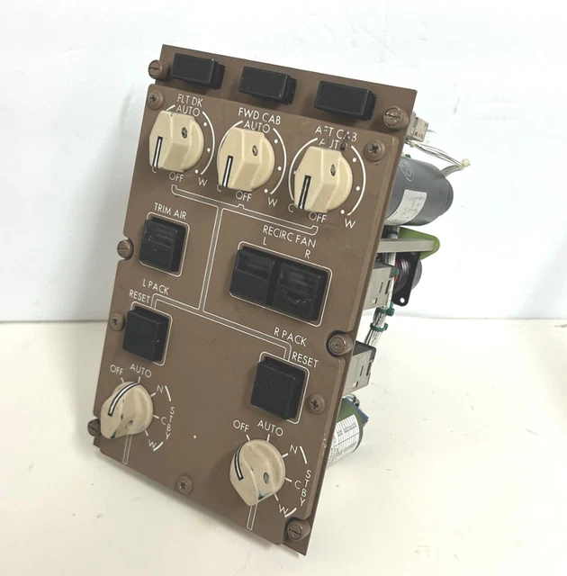 BOEING 757, 767 Aircraft Airflow Control Panel 233N3217-15 £326.17 ...