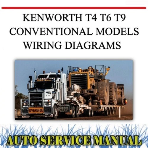KENWORTH T4 T6 T9 Conventional Models Factory Electrical Wiring Diagrams Manual $21.99 - PicClick AU