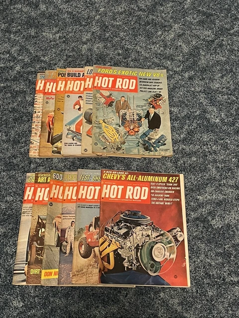 VINTAGE HOT ROD Magazine 1968 Complete Year £39.47 - PicClick UK
