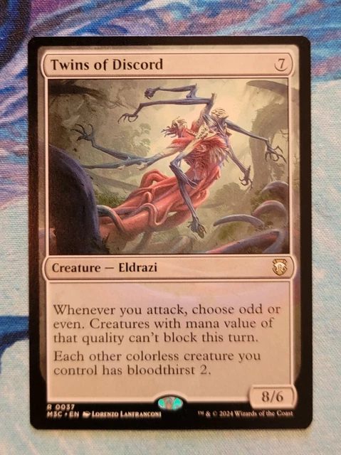 1 X TWINS of Discord - Commander : Modern Horizons 3 MTG MH3 Neuf EUR 1 ...