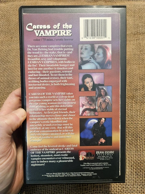 CARESS OF THE Vampire (VHS, 1997) CUT BOX Spicy Horror RED TAPE £10.66 ...