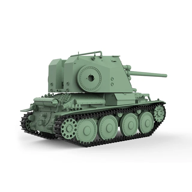 WWII TANK 25MM Military Model Kit Sweden Tank Destroyer Pvkv II $26.86 ...