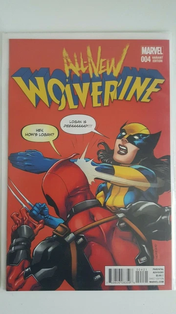 ALL-NEW WOLVERINE #4 "Batman Robin Meme Homage" Deapool Variant Cover ...