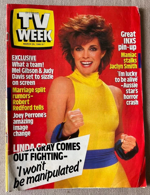 VINTAGE TELEVISION - "Australian TV Week" Mar 1986 Charlie's Angels ...