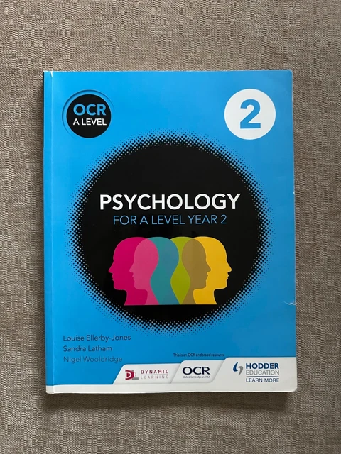 OCR A LEVEL Psychology Year 2 Textbook £4.35 - PicClick UK