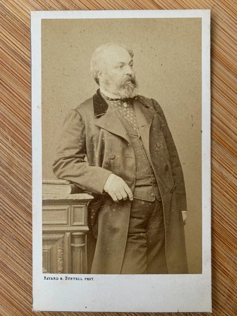 PHOTO CARTE DE Visite CDV Portrait homme 1860 Bayard Bertall Paris EUR ...