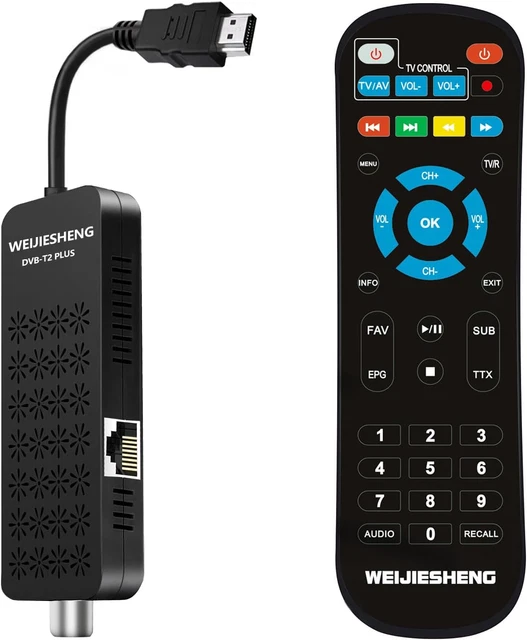 DECODER DVB-T2,DECODER DIGITALE Terrestre 2024, HD1080P H265 HEVC Main ...