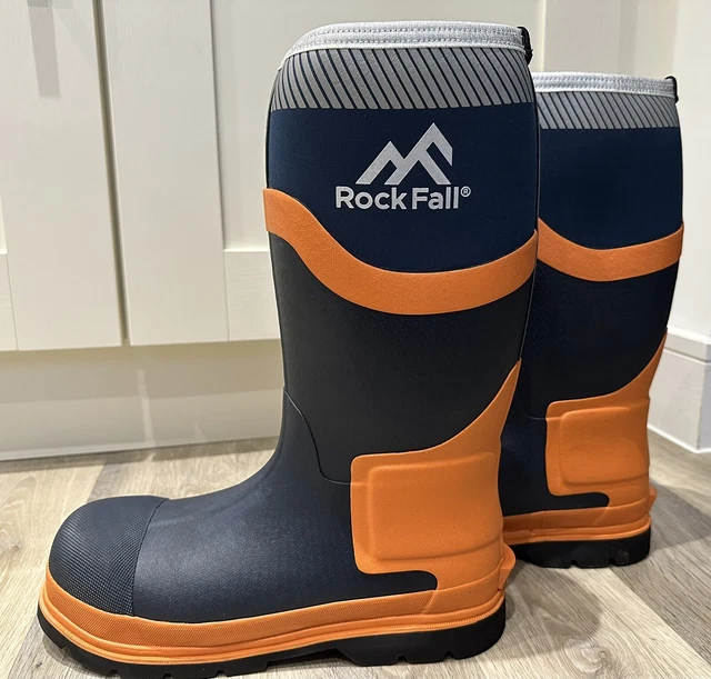 ROCK FALL SILT Navy Blue S5 Warm 5mm Neoprene Insulated Safety ...