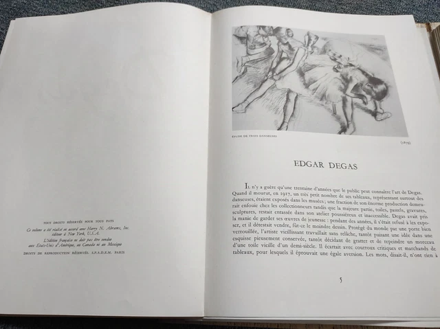 DEGAS COFFRET PORTFOLIO de 48 Reproductions Édition 1959 EUR 50,00 ...