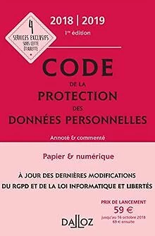 CODE DE LA protection des données personnelles 2018/2019 -... | Livre | état bon EUR 4,78 ...