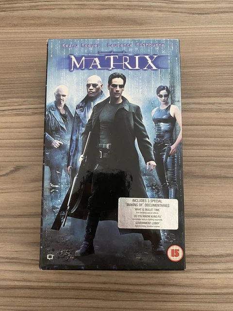 VHS VIDEO - The Matrix Starring Keanu Reeves And Laurence Fishburne £1.99 - PicClick UK