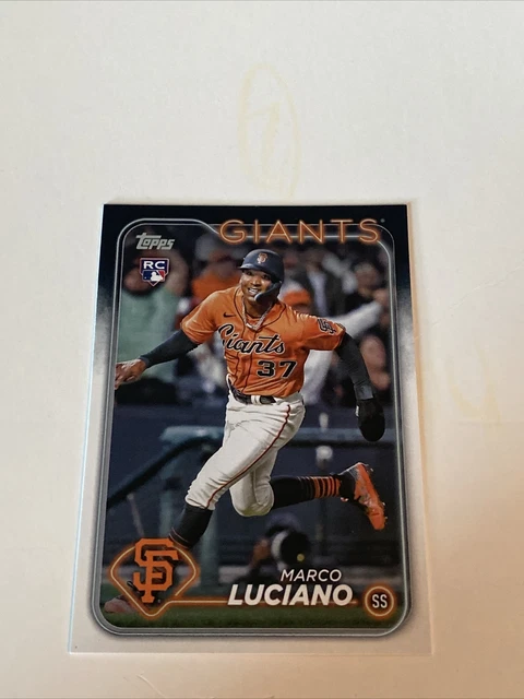 CARTA ROOKIE 2024 Topps Series 1 Marco Luciano RC #232 San Francisco Giants EUR 2,23 - PicClick IT