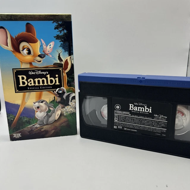 DISNEY BAMBI VHS 2005 Slip Case Special Platinum Edition Release £6.30 ...
