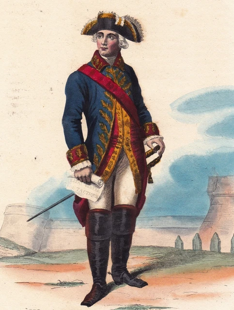 GÉNÉRAL JACQUES ANTOINE Hippolyte de Guibert Légion Corse d'Arcambal ...