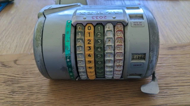 VINTAGE ALMEX TYPE A Bus / Railway Ticket Machine £36.02 - PicClick UK