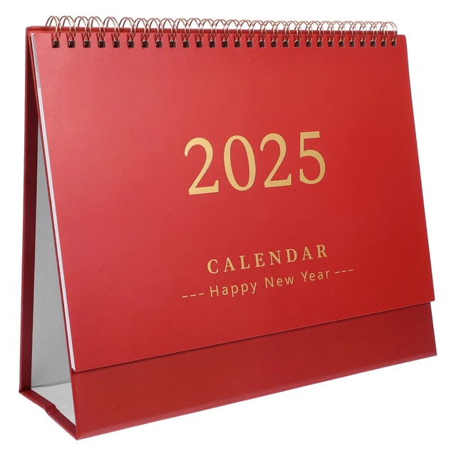2024-2025 DESK CALENDAR - Standing Desktop Calendar Small Desk Calendar ...