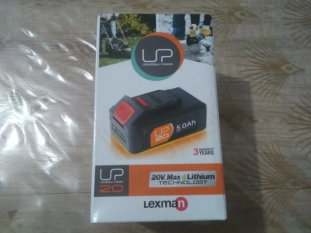 BATTERIE LITHIUM_ION LEXMAN Up20,20V;5Ah Pour Sterwins Et Dexter EUR 30 ...