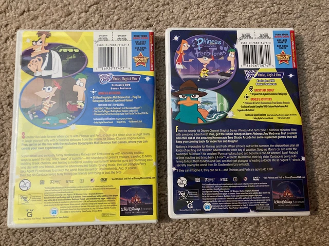 DISNEY CHANNEL PHINEAS & Ferb DVDs - lot of 2 £23.57 - PicClick UK